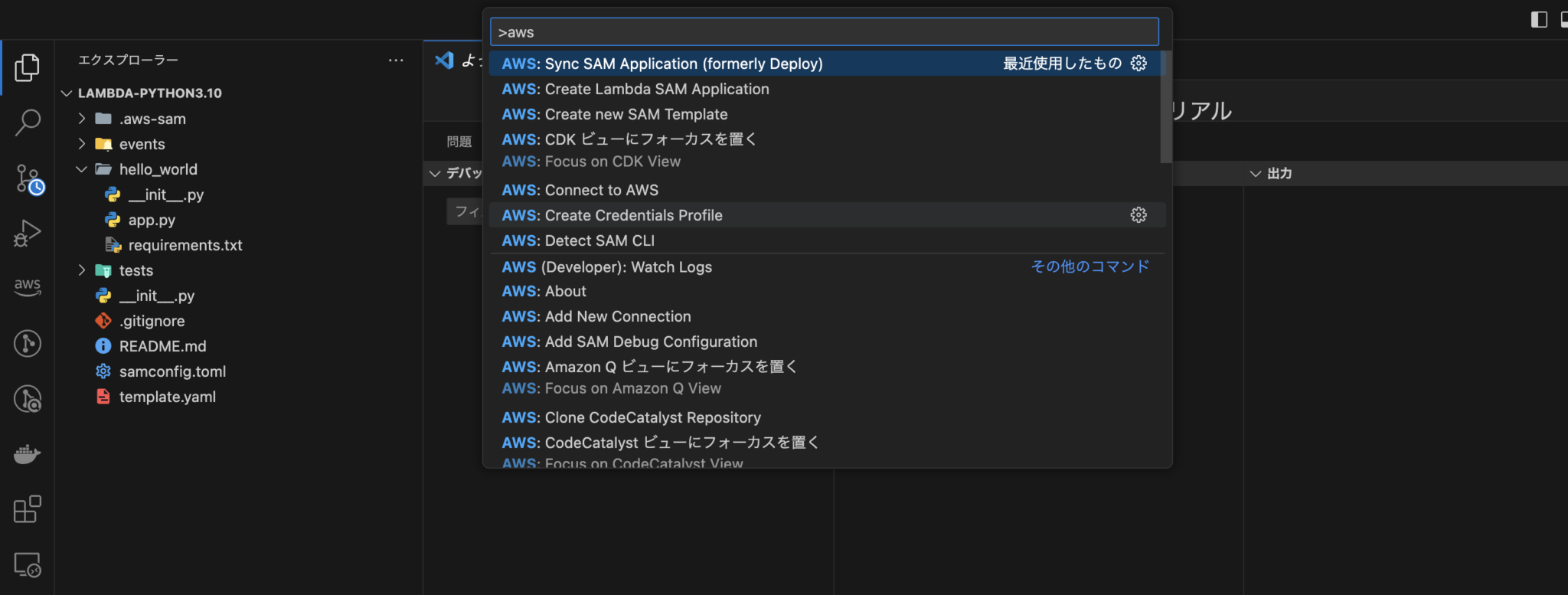 AWS Toolkit for Visual Studio Code使ってみた | Tom-Blog